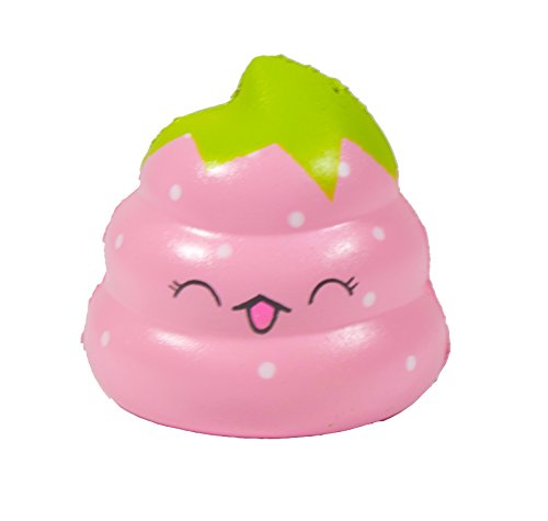 Puni Maru Mini Crazy Poo Squishy Series 2 Pink Strawberry - Want It All