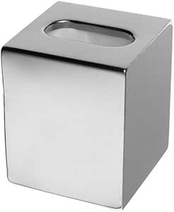 Amazon.com: Steeltek Basic Series Stainless Steel Boutique Tissue Box ...