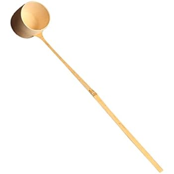 Amazon.com: Bamboo Japanese Water Ladle & Water Ladle Rest Tsukubai Set ...