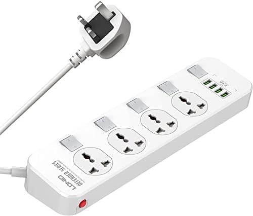 سعر MAXBROTHERS Multi Power Bar, Power Strip with USB Ports,4 Universal ...