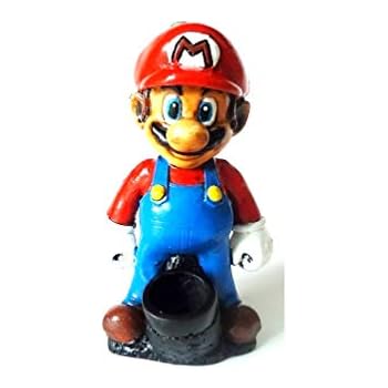 Amazon.com: Collectible Decorative Super Mario Figurine Smoking Pipe ...