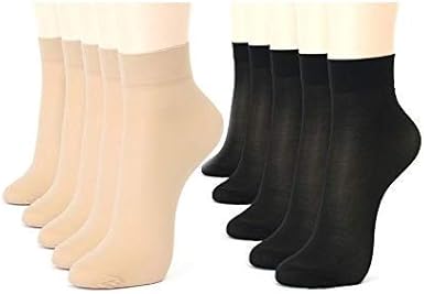 Buy ASIDEA Skin Ultra thin Socks for Women's & Girl's | Ankle Length ...
