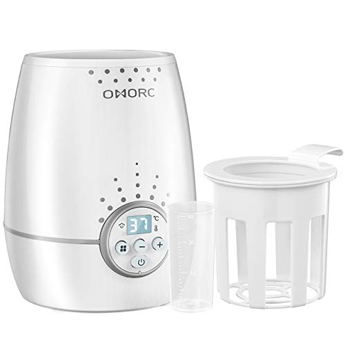 OMORC Baby Bottle Warmer with Timer and Temperature Control, 500W Fast ...