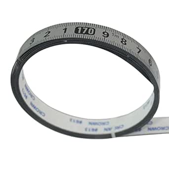 Carbon Steel Self Adhesive Measure Tapes, Metric Scale Miter Track ...