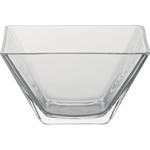 Winware 24 X Glass Quadro Bowls (Square glass bowl ideal for serving ...