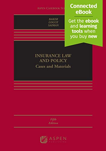 Amazon.com: Insurance Law and Policy: Cases and Materials [Connected ...