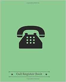 Amazon.com: Call Register Book: Fern Cover Design Telephone Memo ...