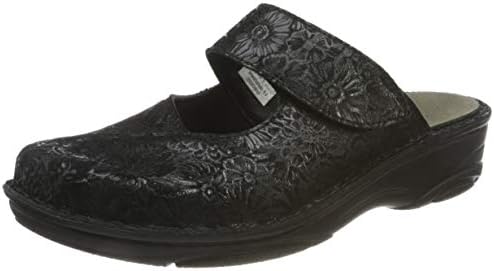 Berkemann Women's Heliane Clogs, Black Floral Shiny, 38.5 EU price in ...