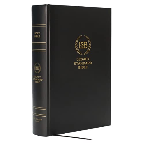 Legacy Standard Bible, Large Print Wide Margin Black Hardcover (LSB ...