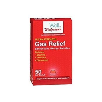 Amazon.com: Walgreens Ultra Strength Gas Relief Softgels 50 ea ...