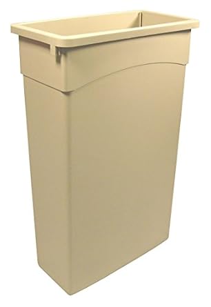 23 gal. Rectangular Beige Trash Can: Waste Bins: Amazon.com: Industrial ...