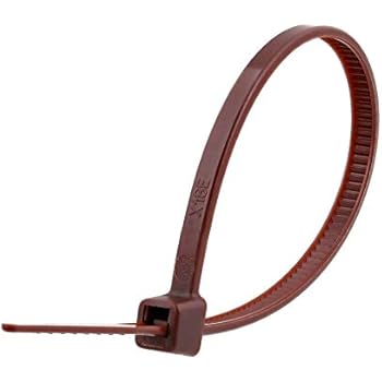 Pro Tie BR11SD100 11.8-Inch Brown Standard Duty Color Cable Tie, Brown ...