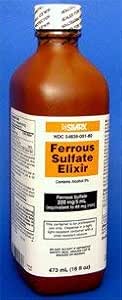 Amazon.com: Ferrous Sulfate Elixir 220 Mg Iron Supplements by Silarx ...
