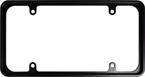 Custom Accessories 92810 Black Recessed License Plate Frame