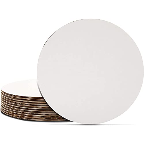 12 Pack Round 6 Inch Cake Boards, Disposable Cardboard Circles for ...