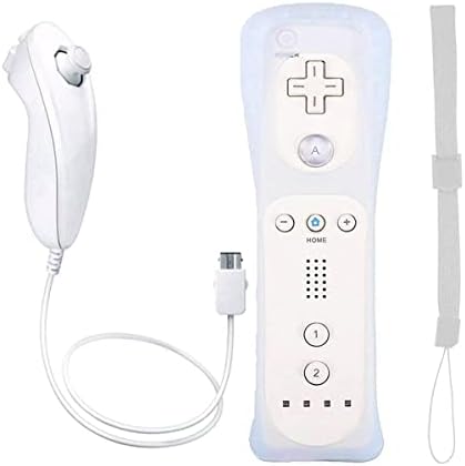 Built in Motion Plus Remote and Nunchuck Controller+Case for Wii&Wii U ...