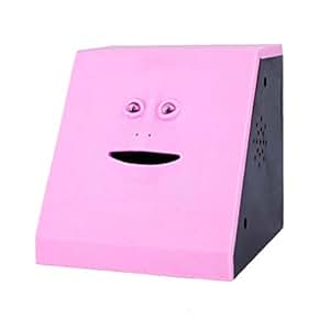 Amazon.com: Wefond Novelty Coin Money Eating Musical Face Bank ...