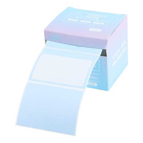 Buqoo Sticky Notes Paper Roll Tape, Pull Out Labels Stickers Boxes to ...