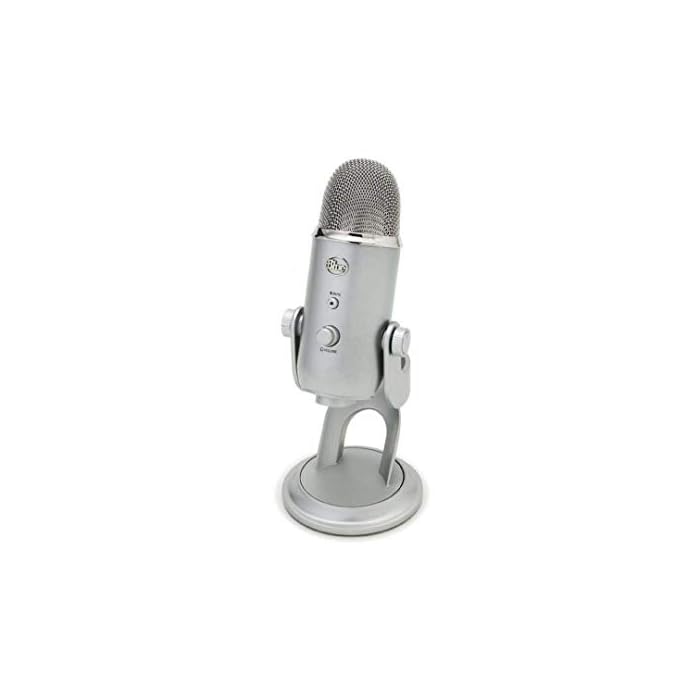 Blue Yeti USB Mic for Recording & Streaming On PC & Mac, 3 Condenser ...