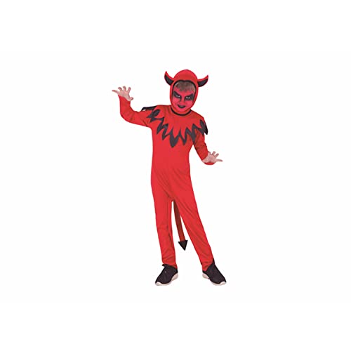 Rubies Disfraz Diablito para niño, Traje con capucha de cuernos y cola ...