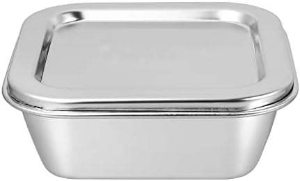 MABIBI Fresh box Stainless Steel Square Butter Storage Box With Lid ...