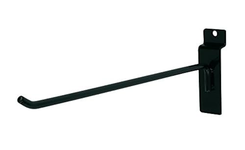 10 inch Black Slatwall Peg Hook - Pack of 50 - for use with 3” on ...