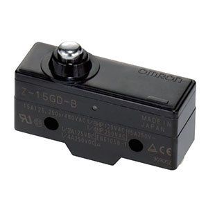 Omron Z-15GD-B General Purpose Basic Switch, Short Spring Plunger, Screw Terminal, 0.5mm Contact ...