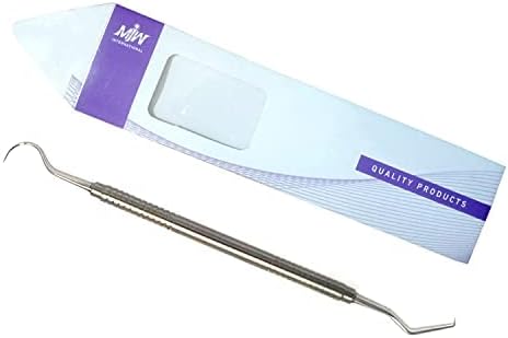 Hook Pick Double Ended Oral Hygiene Dental Explorer Stainless Steel ...