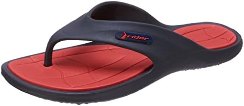 Rider Pe Xii Slipper/B Blue/Red Rubber Flip Flop For Men, 44 EU price ...