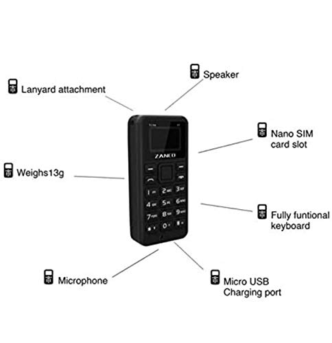Zanco Tiny T1 World's Smallest Phone Bluetooth GSM Mini Phone With ...