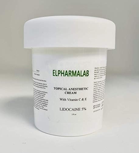 ELPHARMALAB, 5% Lidocaine, for Deeper Penetration, Topical Numbing ...