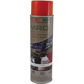 Seymour 620-1450 Industrial MRO High Solids Spray Paint, Omaha Orange ...