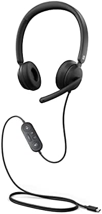 Microsoft Modern USB-C Headset - Wired Headset,On-Ear Stereo Headphones ...