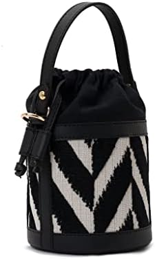 سعر pavo-Retro,bucket,Black,and,white,Handbag,with,Black,belt - فى مصر ...