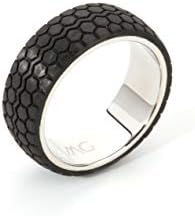 MG Ring For Men , Carbon and Stainless Steel,Size 9,CF016 price in ...