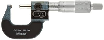 Mitutoyo Spherical Face Micrometer, Mechanical Counter Model, Ratchet ...