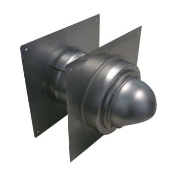 Noritz WT4-H-8-1 Adjustable Wall Thimble w/built-in hood termination (7 ...