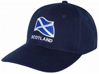 Scotland Unisex Saltire Flag Baseball Cap (100% Cotton & Adjustable ...