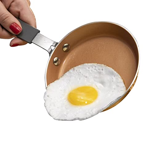 Gotham Steel Mini Nonstick Egg & Omelet Pan – 5.5” Single Serve Frying ...