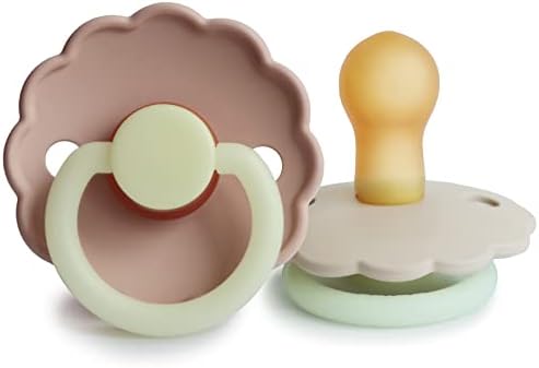 FRIGG Daisy Night Latex Pacifier 0-6 Months | Soothing Comfort ...