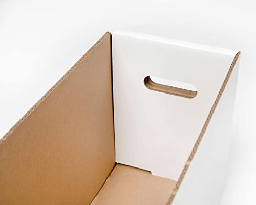 Thick-Grip Long Comic Storage Box (1-Pack) | Heavy Duty Folding Design ...