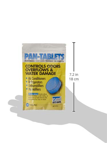 AC-Safe Pan Tablets - 30 Count: Cleans Scum In Drain Pans And ...