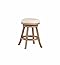 Amazon.com: Cortesi Home Sadie Backless Swivel Counter Stool in Solid ...
