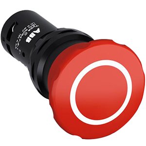 ABB CE4P-10R-11 Push Button Switch, 40 mm, Pull Release, 1 NC - 1 NO, Red: Amazon.com ...