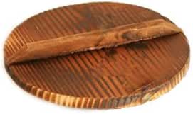 Amazon.com: Japanese Kitchen Cooking Wooden Drop Lid Pot Cover Ceda ...