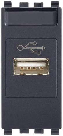 Vimar Eikon Series – USB Socket Grey – BigaMart