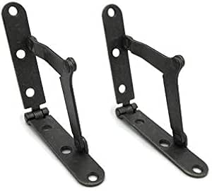 Amazon.com: Antique Brass Plated Drop Front Desk Support Hinges | 7 1/4 ...