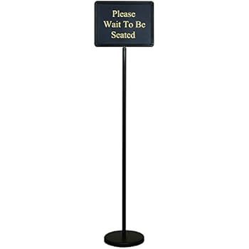Amazon.com : Please Wait to be Seated 9" x 6" Wood Sign : Office Products