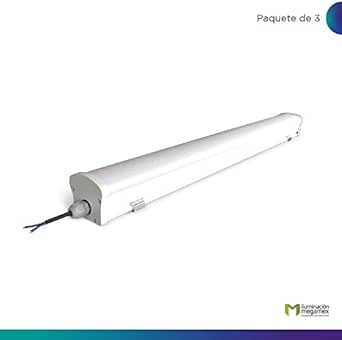 Iluminación Megamex luminario LED/Estanca lineal/EVERBLAZE / 18 W 1600 ...