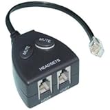 Telephone Training Adapter Y Splitter for Headset or Handset for Nortel ...
